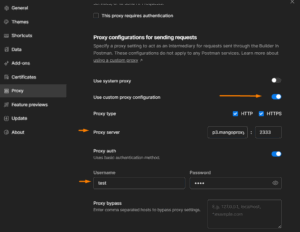 How to Set Up a Proxy in Postman - MangoProxy - MangoProxy